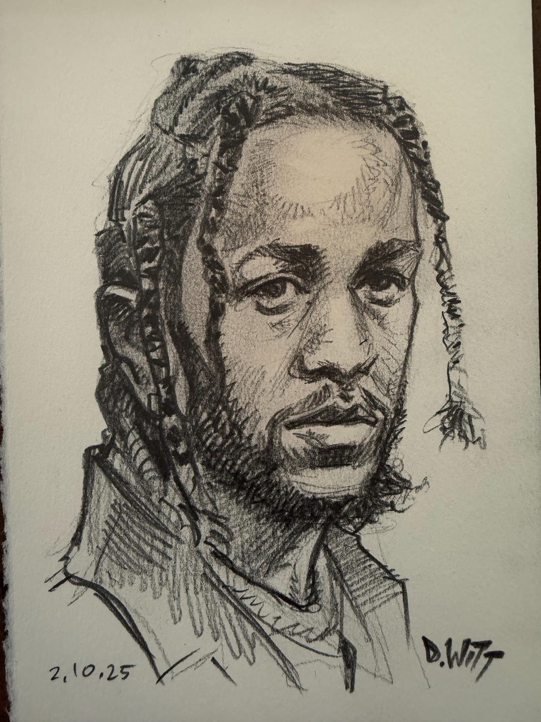 Kendrick Lamar Original Pencil Portrait - Etsy