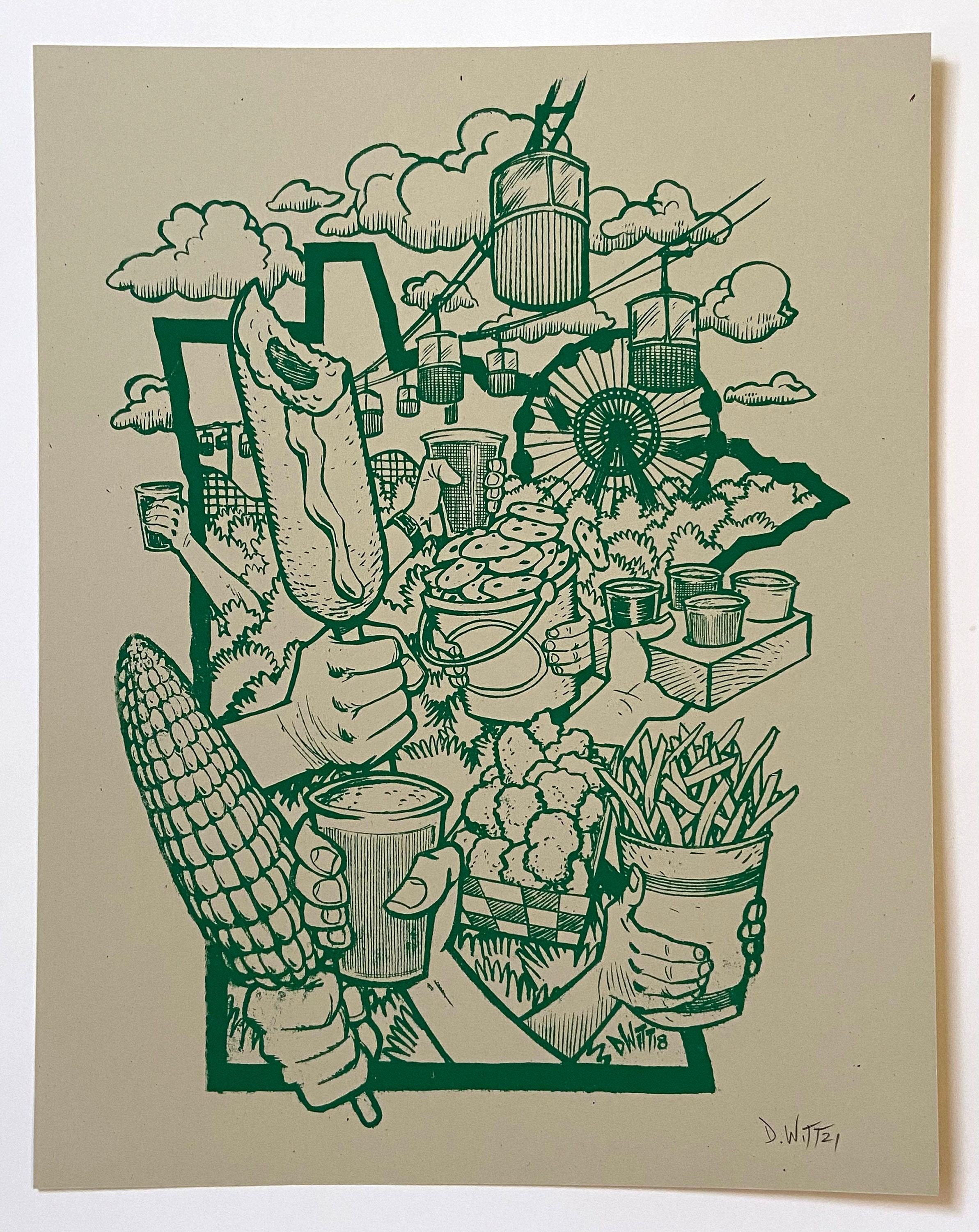 MN State Fair Screenprint - Etsy