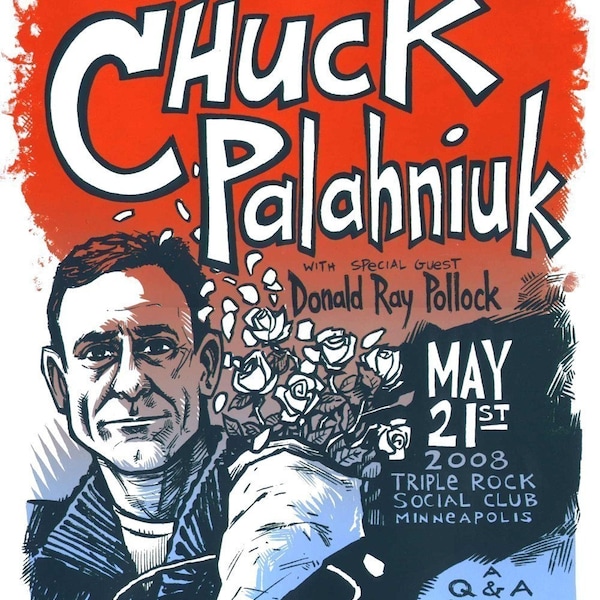 Chuck Palahniuk Poster - Etsy