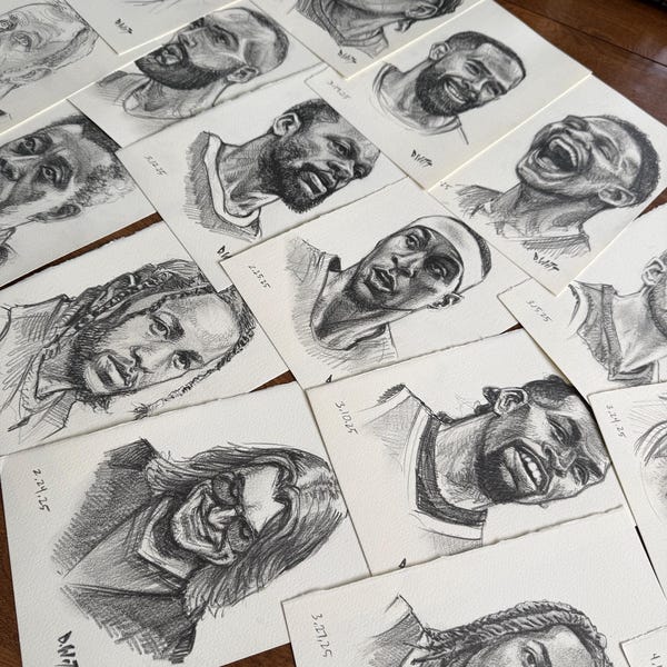 David Pencil Drawing - Etsy