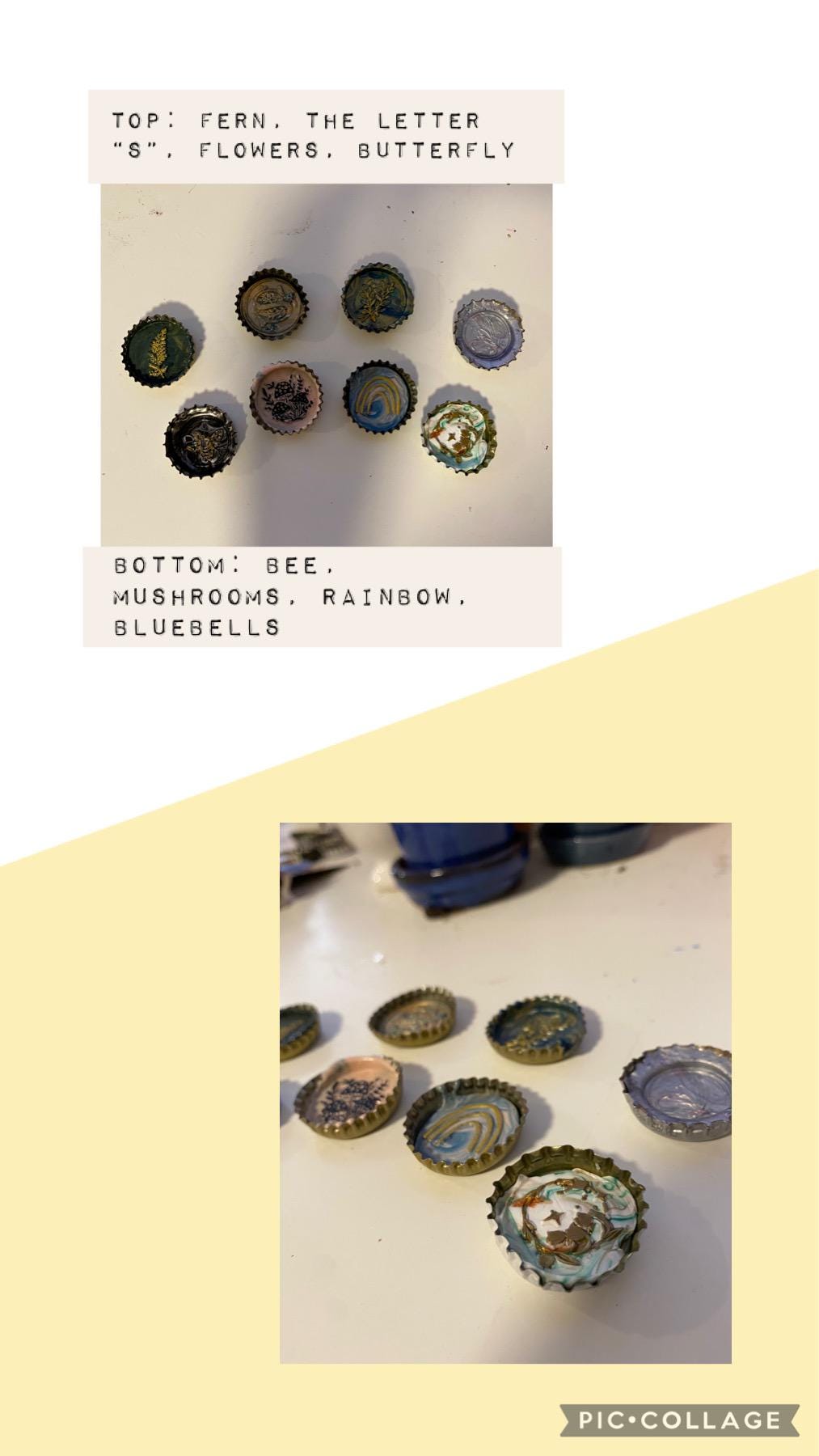 Bottle Cap Keychains - Etsy