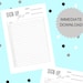 Blank/generic Sign up Sheet | Minimal Design | Instant Download - Etsy