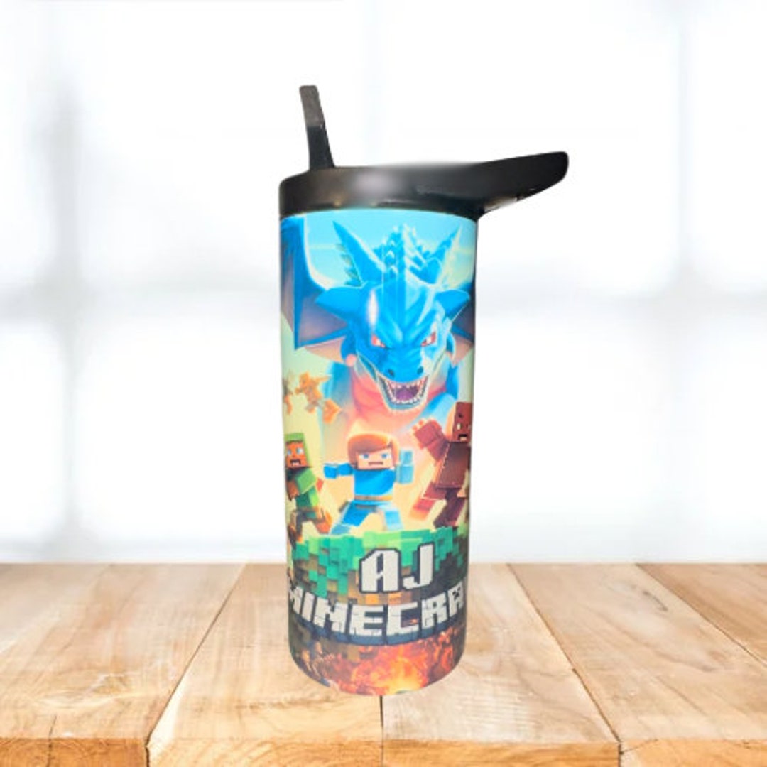 Kids Minecraft Cup Custom Name - Etsy