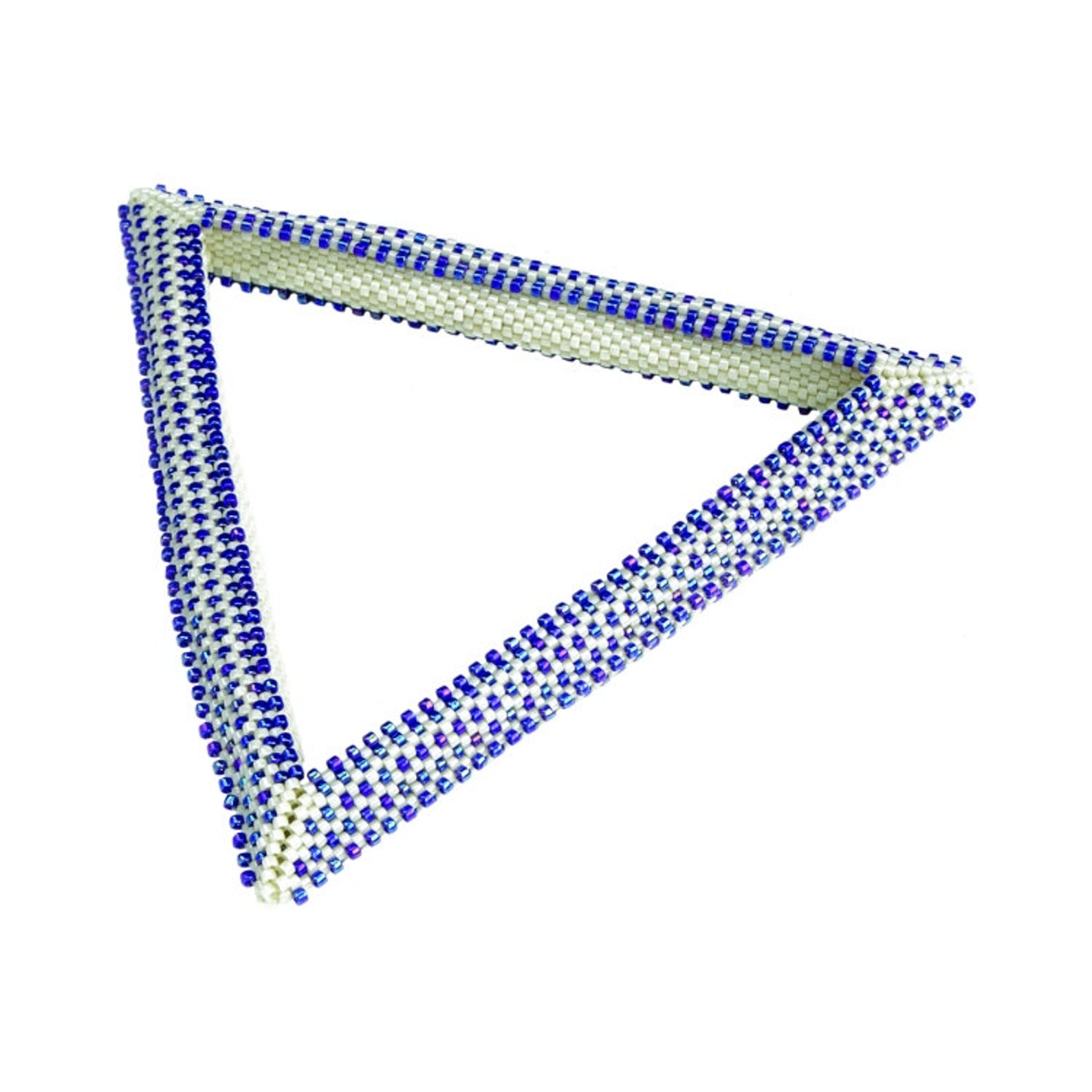 3D Geometric Triangle Beaded Beads - ENGLISH LANGUAGE - Beading Pattern ...