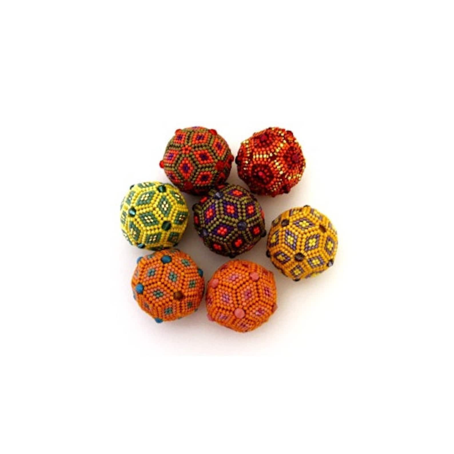 Geometric Beaded Beads- ENGLISH LANGUAGE - Beading Pattern - Etsy