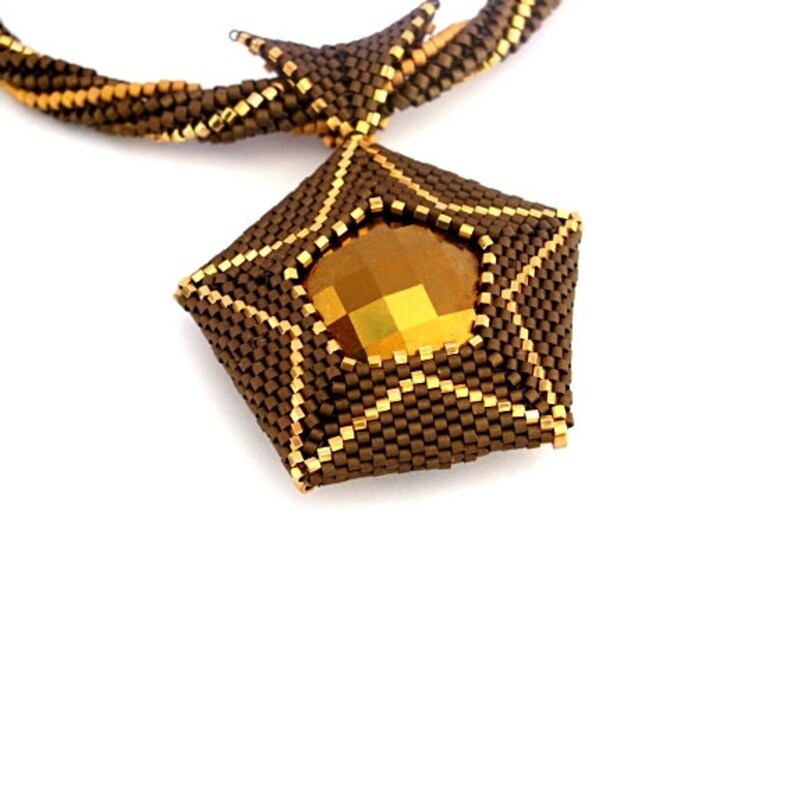 Geometric Pentagon Necklace Bail and Rope ENGLISH LANGUAGE - Etsy