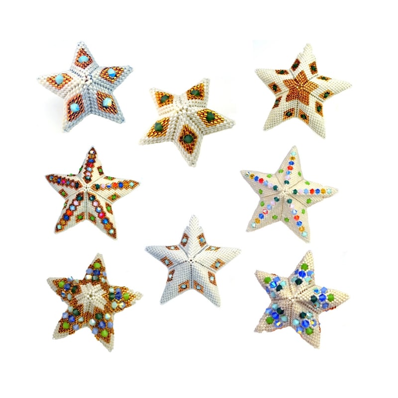 3d Beaded Star Pattern - Etsy