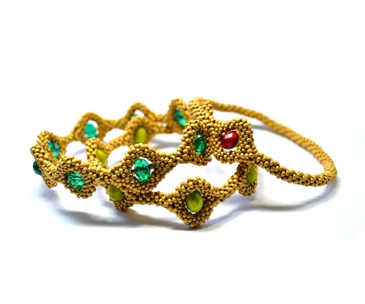 Beaded Frames Bracelets & Bangles - ENGLISH LANGUAGE - Beading Pattern ...