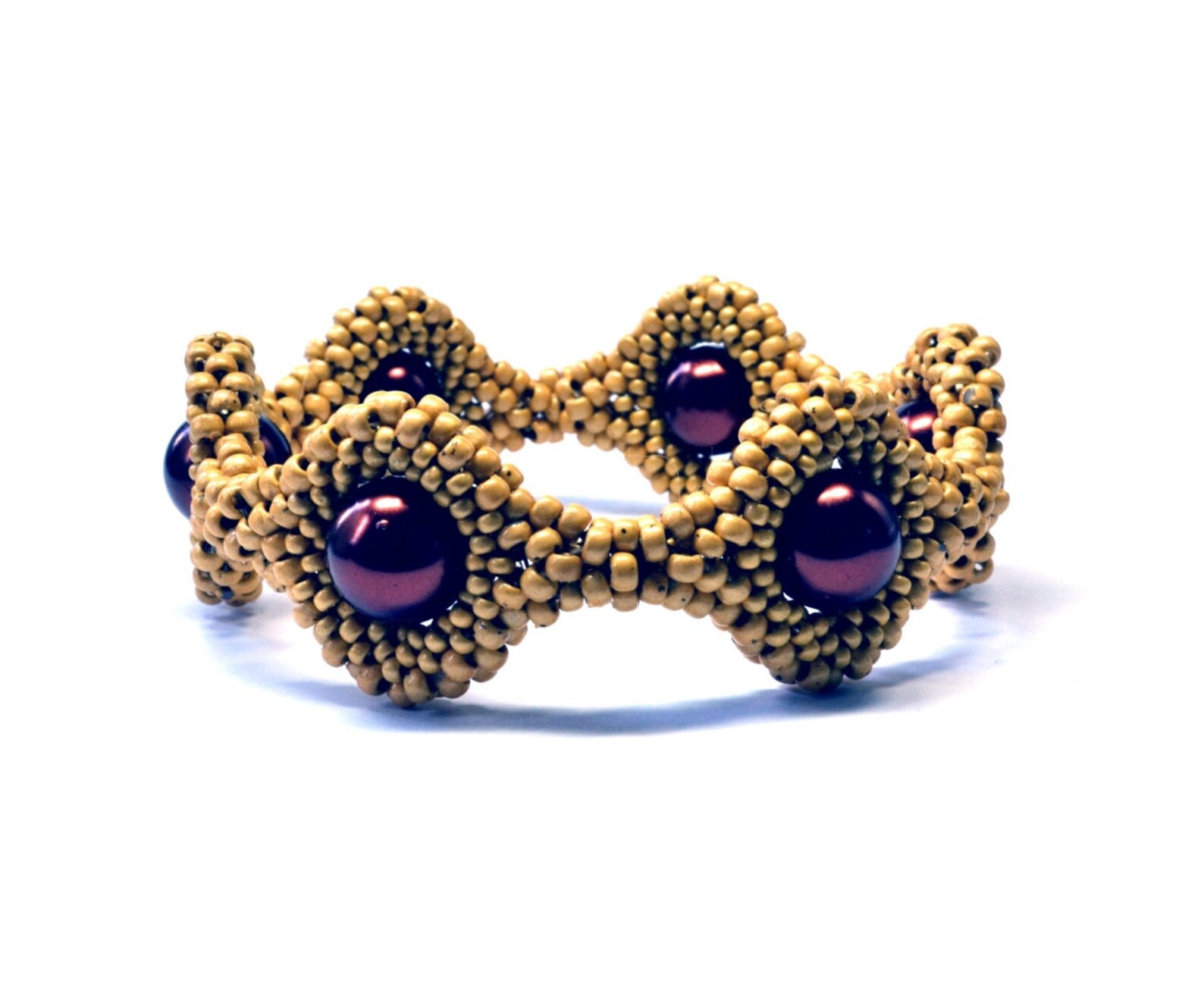 Beaded Frames Bracelets & Bangles - ENGLISH LANGUAGE - Beading Pattern ...