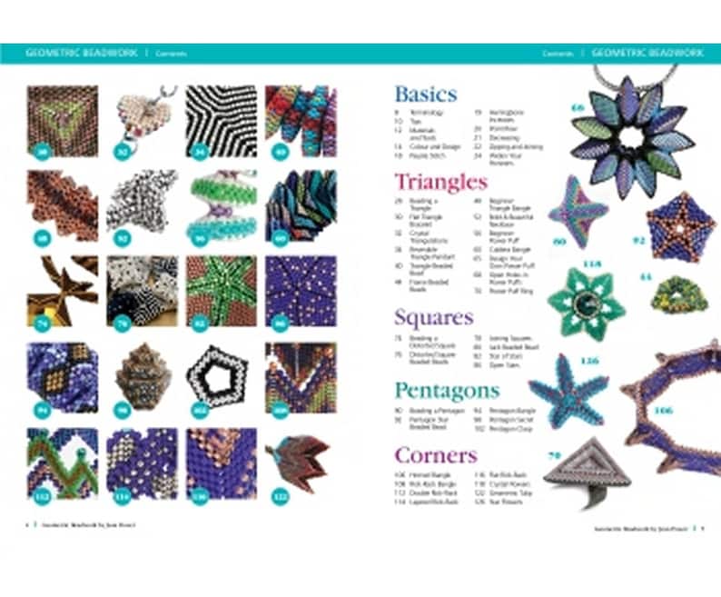 Geometric Beadwork Book ENGLISH LANGUAGE Digital Beading Book - Etsy UK