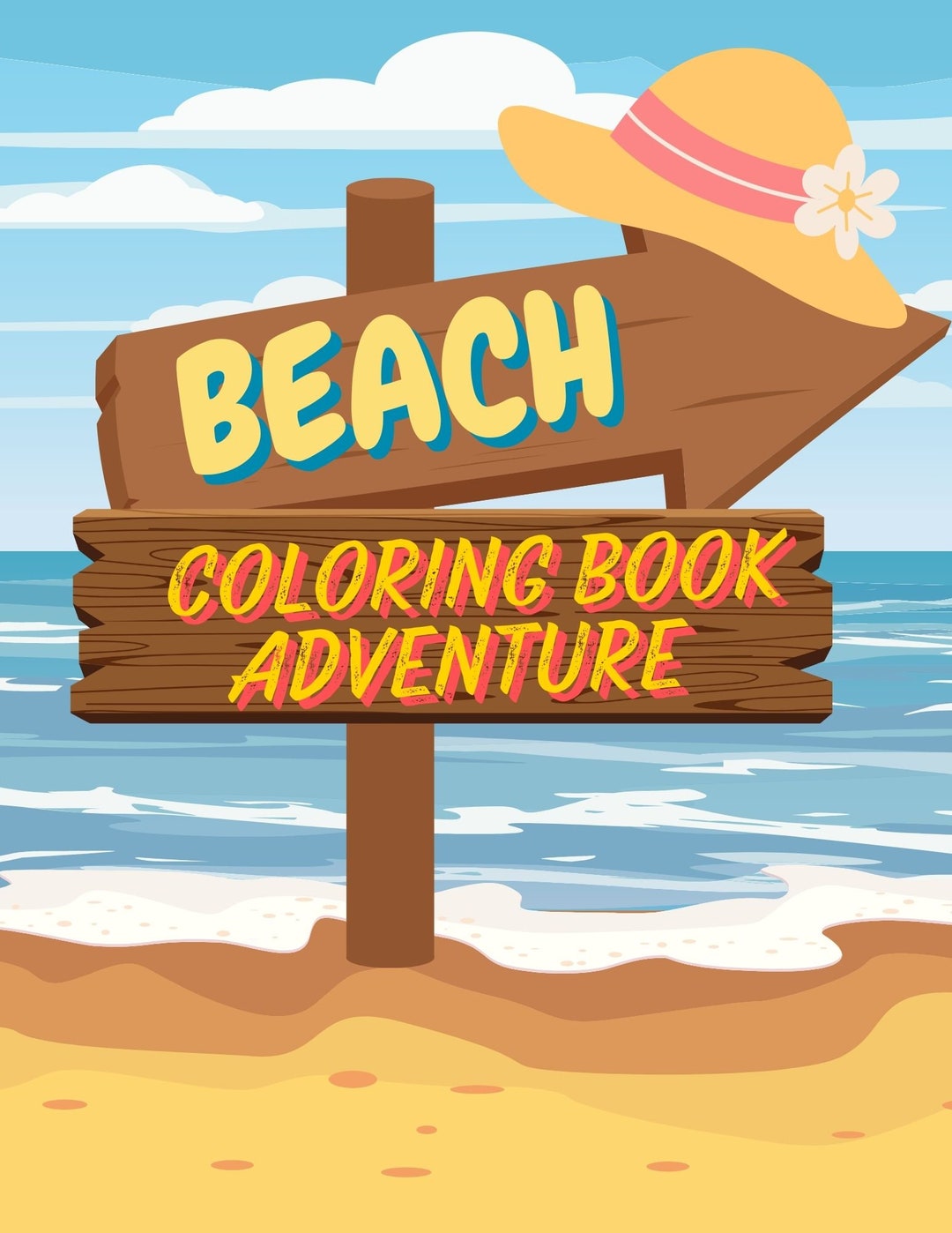 Coastal Colors: A Beach-themed Coloring Book - Etsy