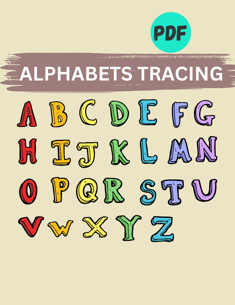 Alphabet Tracing Worksheets - Fun and Educational Handwriting Practice ...