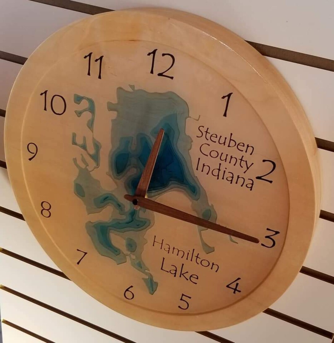 Epoxy Lake Clock - Etsy