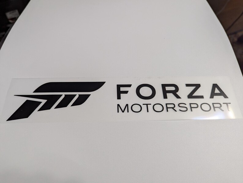 Forza Motorsport Vinyl Decal - Etsy