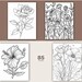 Printable Adult Flower Coloring Book | Stress Relief/relaxation ...