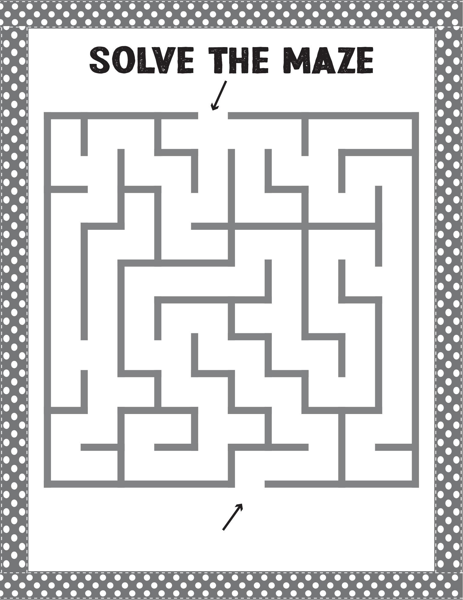 70 Mazes for Kids | Fun Printable Activity Book | Digital Maze Puzzle ...