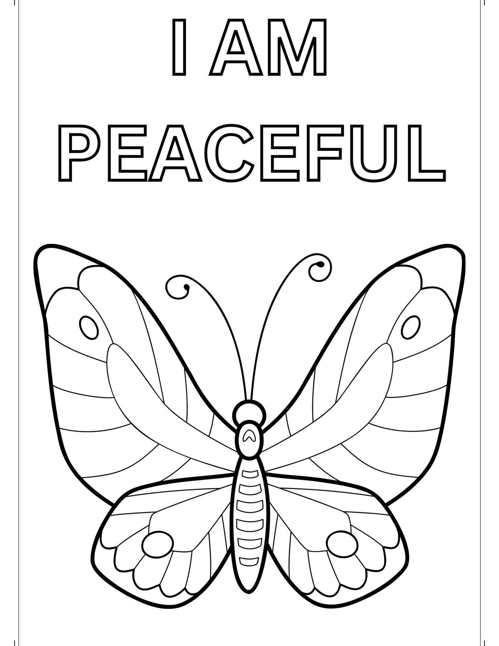 Mindful Butterfly Coloring Book for Adults- Stress Relief, Relaxation ...