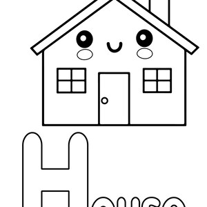 Alphabet Coloring Pages- Digital ABC Pages, Preschool Activity ...