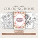 Printable Adult Flower Coloring Book | Stress Relief/relaxation ...