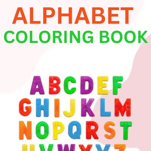 Alphabet Coloring Pages- Digital ABC Pages, Preschool Activity ...
