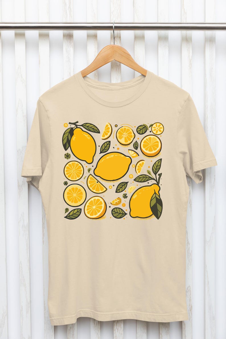Lemons, Lemonade, Fresh Fruit, Summer Graphic T-shirt - Etsy