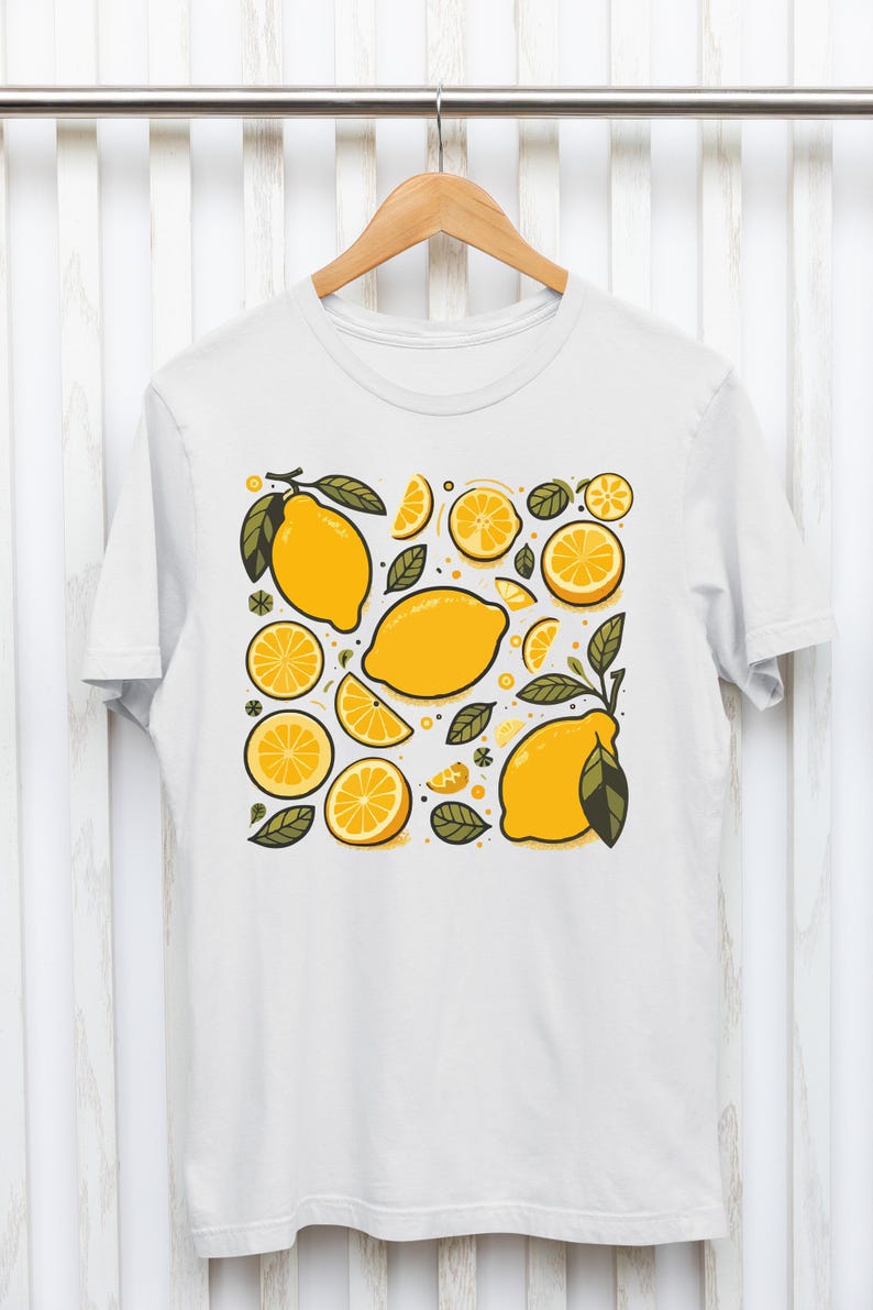 Lemons, Lemonade, Fresh Fruit, Summer Graphic T-shirt - Etsy