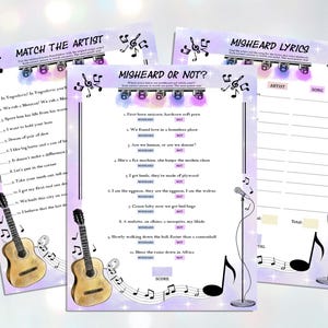Misheard Lyrics Party Games for Adults & Teens | Hilarious Music ...