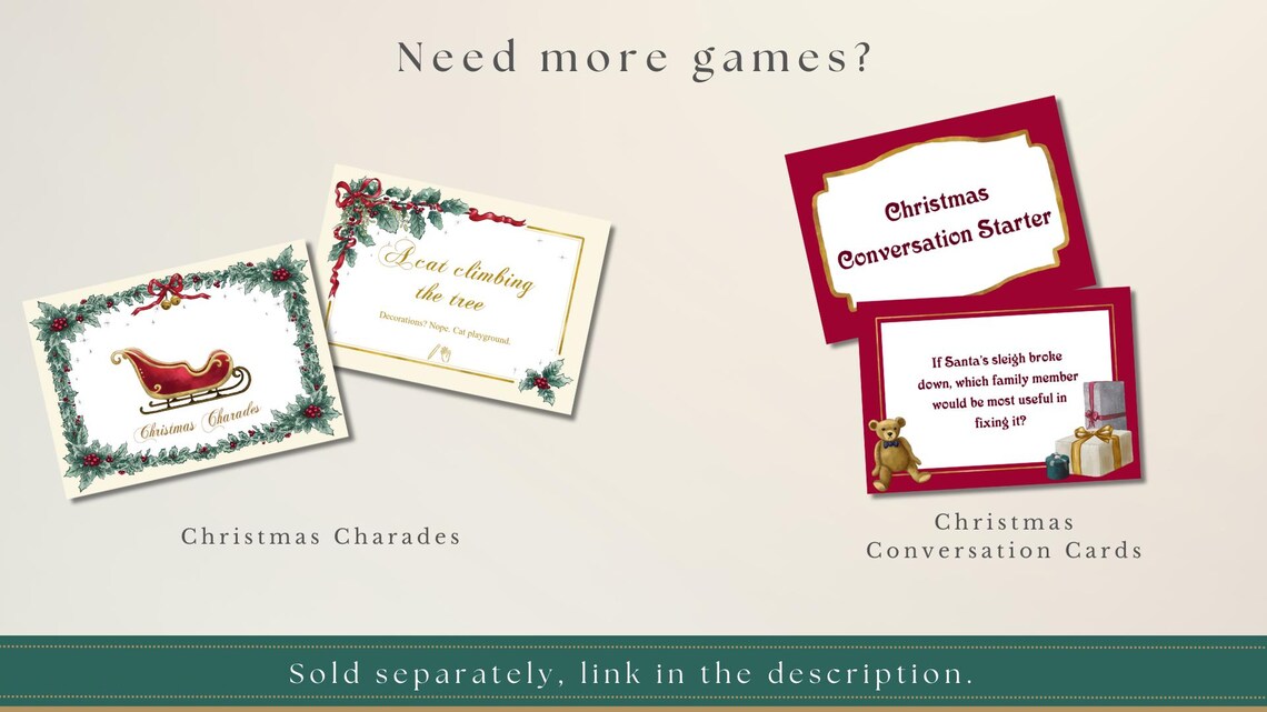 Christmas Scavenger Hunt Game | Santa's Workshop Themed | Printable ...