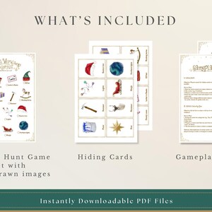 Christmas Scavenger Hunt Game | Santa's Workshop Themed | Printable ...