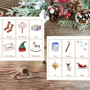 Christmas Scavenger Hunt Game | Santa's Workshop Themed | Printable ...