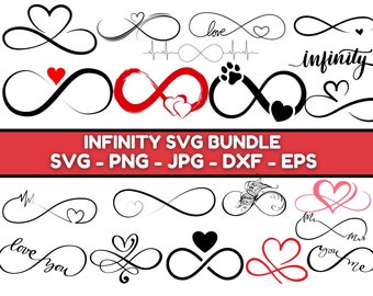 Infinity Svg, Infinity Love Svg Bundle, Forever Infinity Svg, Infinity ...