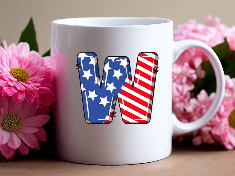 USA FLAG ALPHABET Svg, America Alphabet, American Font, American Flag ...