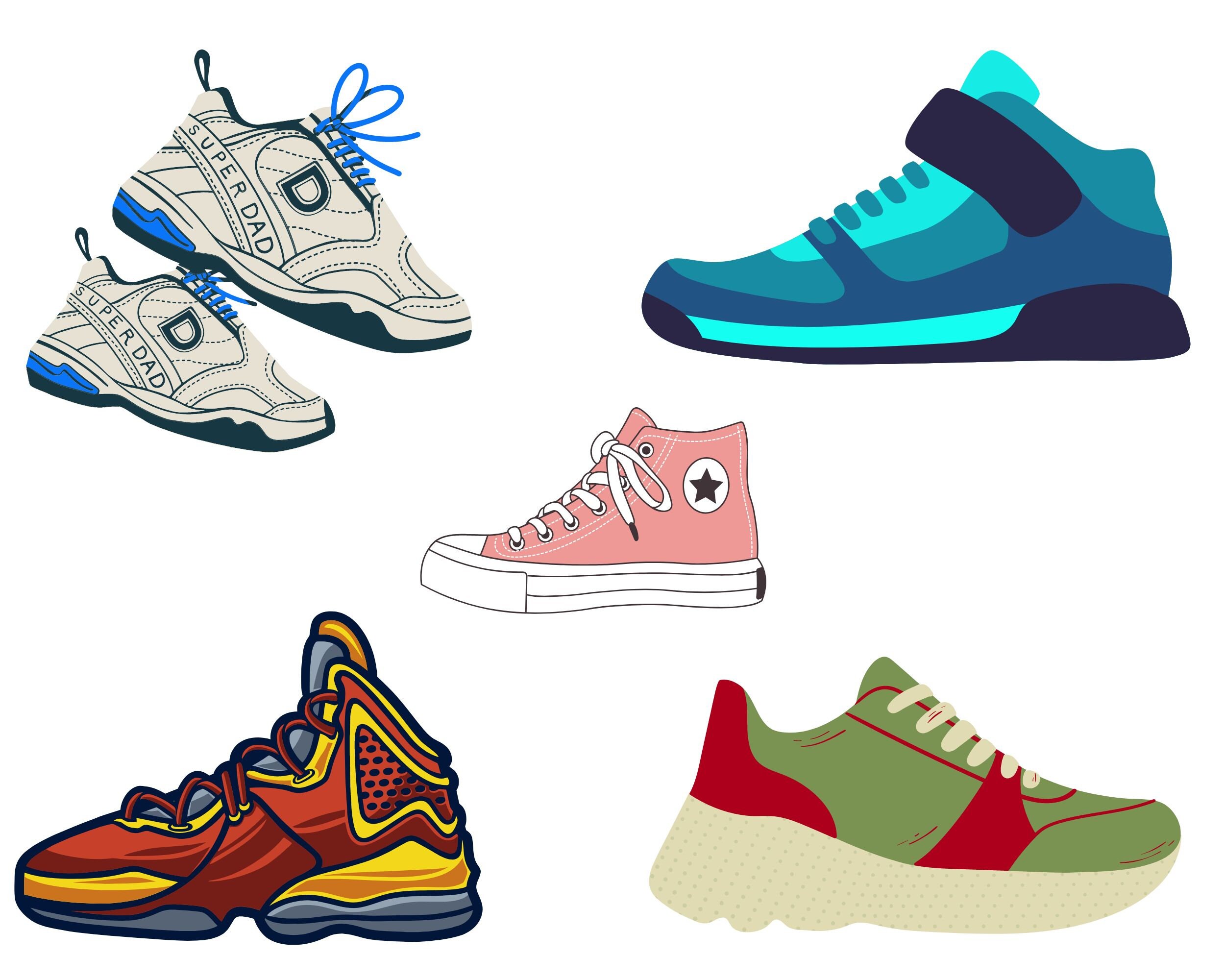 Sneakers SVG Sneakers Sneakers Clipart Sneakers Svg Cut File Sneakers ...