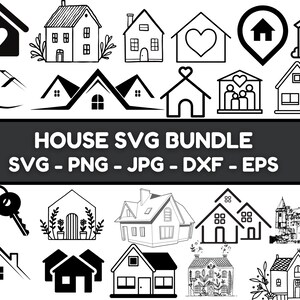 House Svg - Etsy