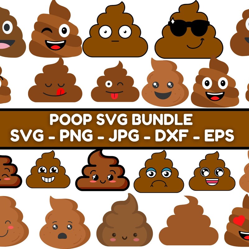 Poop Svg - Etsy
