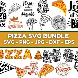 Pizza Svg Bundle ,pizza SVG, Pizza Bundle SVG, Pizza Sayings SVG, Pizza ...