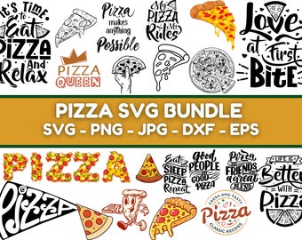 Pizza Svg Bundle ,pizza SVG, Pizza Bundle SVG, Pizza Sayings SVG, Pizza ...