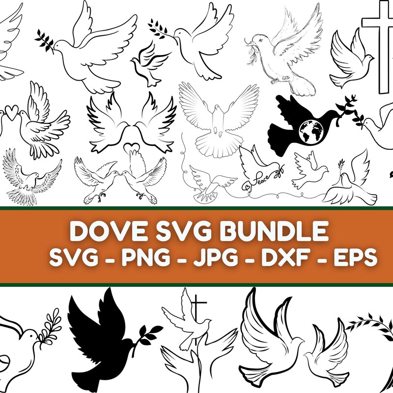 Dove Svg - Etsy