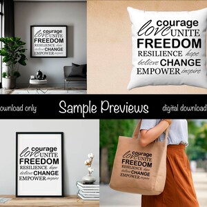 Inspiring Words SVG Files for Cricut Files for Sublimation Designs ...