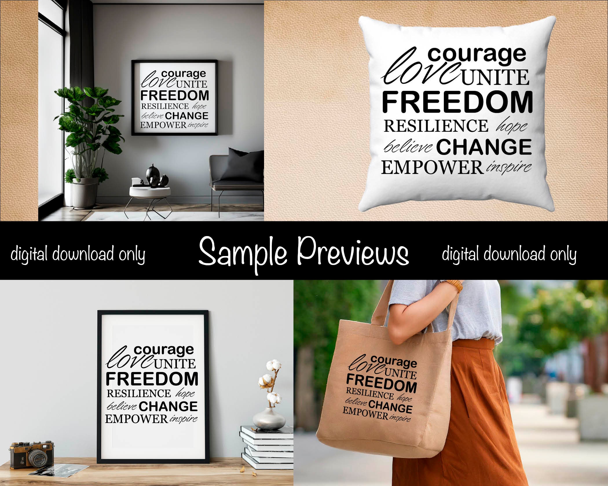 Inspiring Words SVG Files for Cricut Files for Sublimation Designs ...