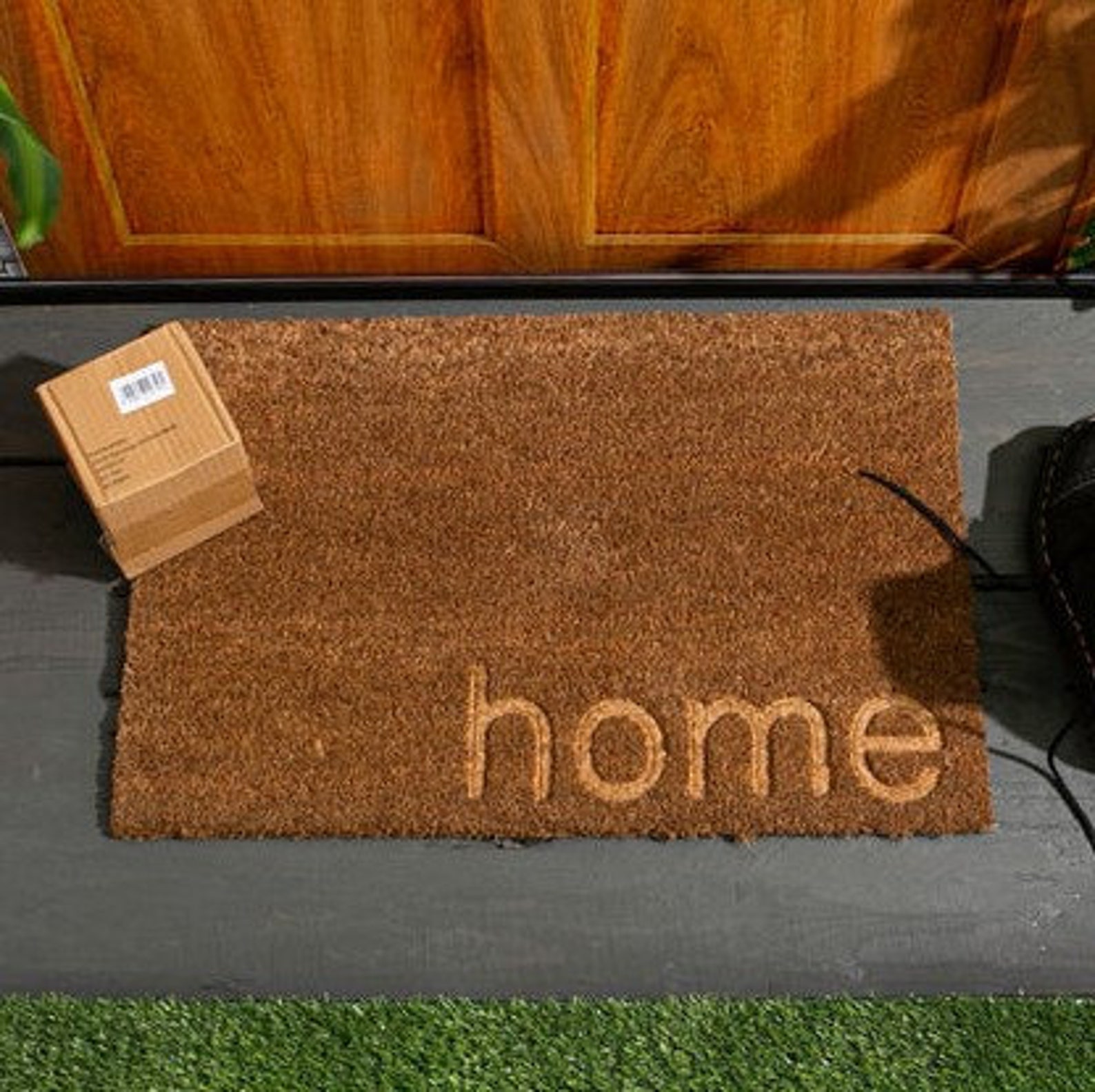 Home Embossed Coir Door Mat 60cm X 40cm - Welcome Home - Etsy