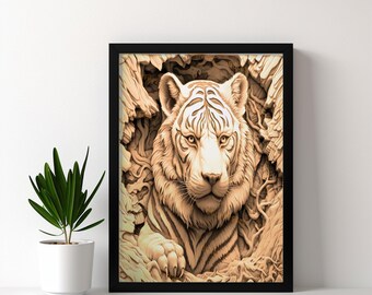 Laser Engrave File 3D Illusion PNG for Engraving Glowforge Design for Laser PNG Burn Digital ...