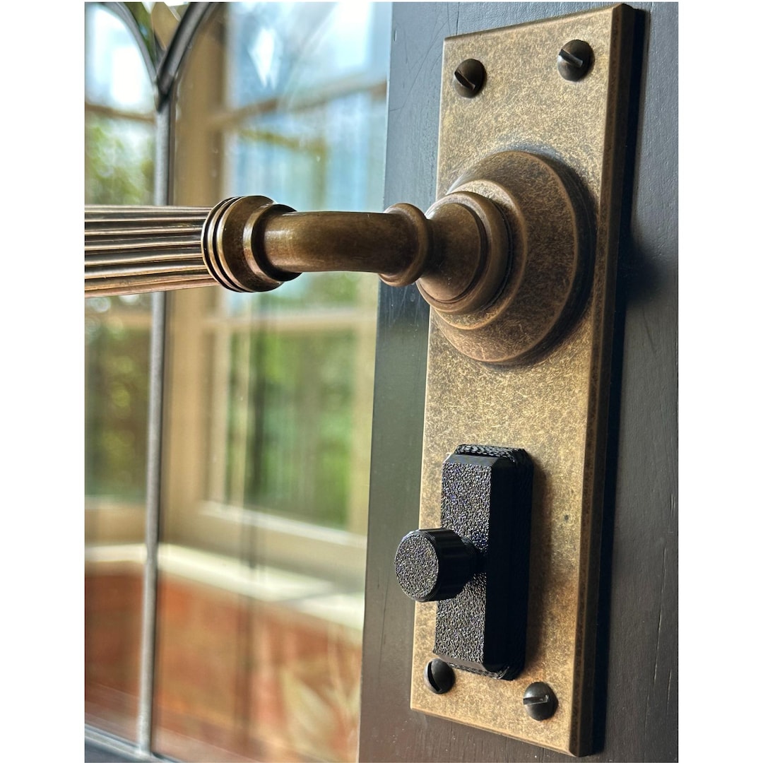 Draughty Keyhole - 1 X Black Coloured Wind Stopper Thumbturn Screw ...