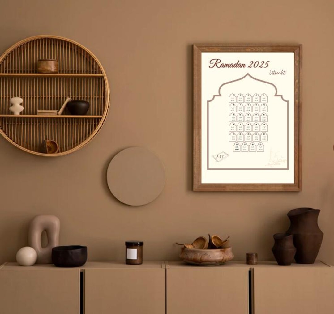 Ramadan Lent Calendar 2025 - Utrecht / Amsterdam / Rotterdam - Etsy