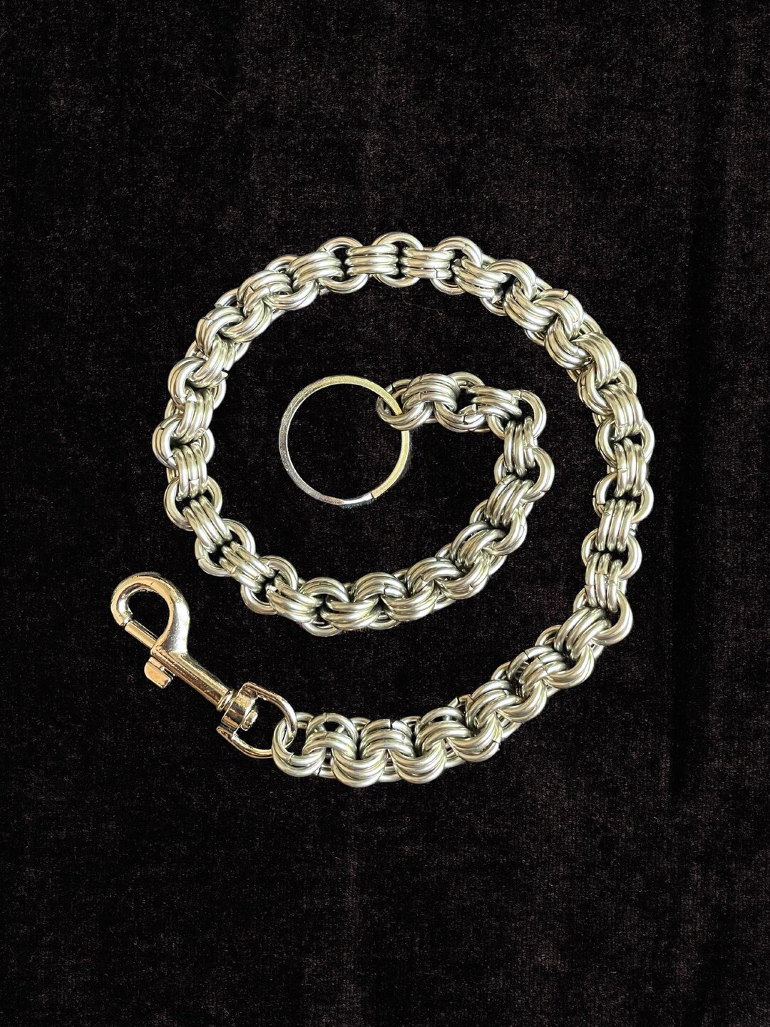 SITHLOS Stainless Steel Chainmail Wallet Chain 3 X 3 LARGE - Etsy