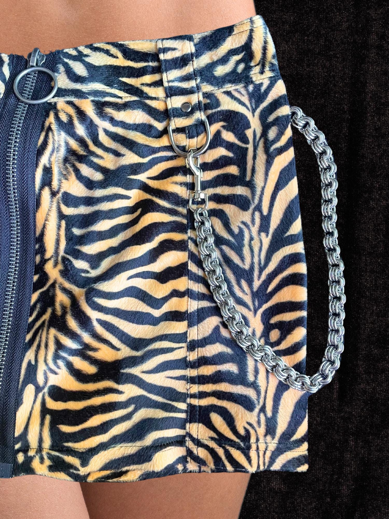 SITHLOS Stainless Steel Chainmail Wallet Chain 3 X 3 LARGE - Etsy