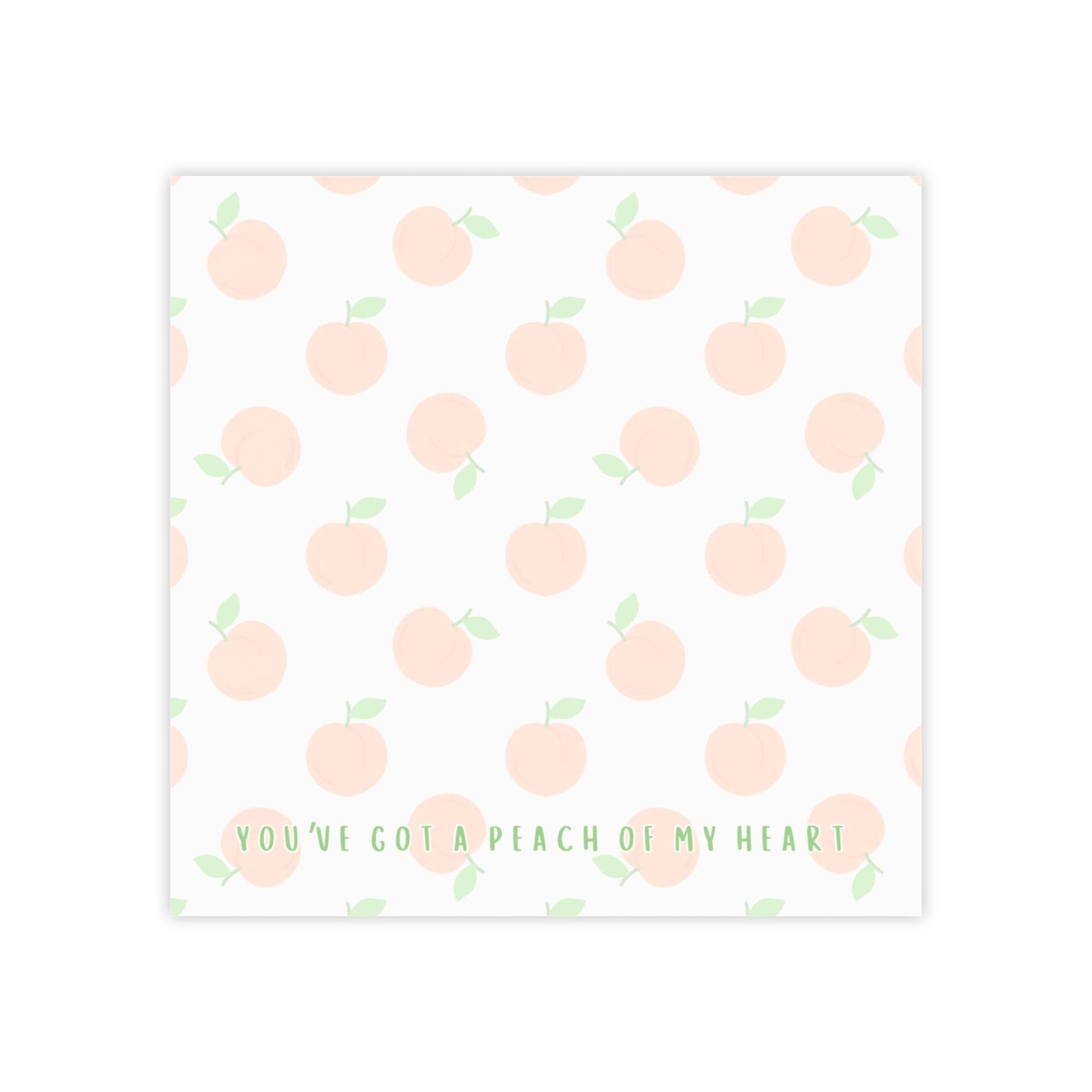 Peach-themed Note Pads, Cute Stationery, Gifts for Fruit Lovers, Office ...