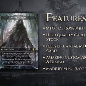 Goryo's Vengeance Premium Full Art MTG Proxy Cards, EDH Commander Card ...
