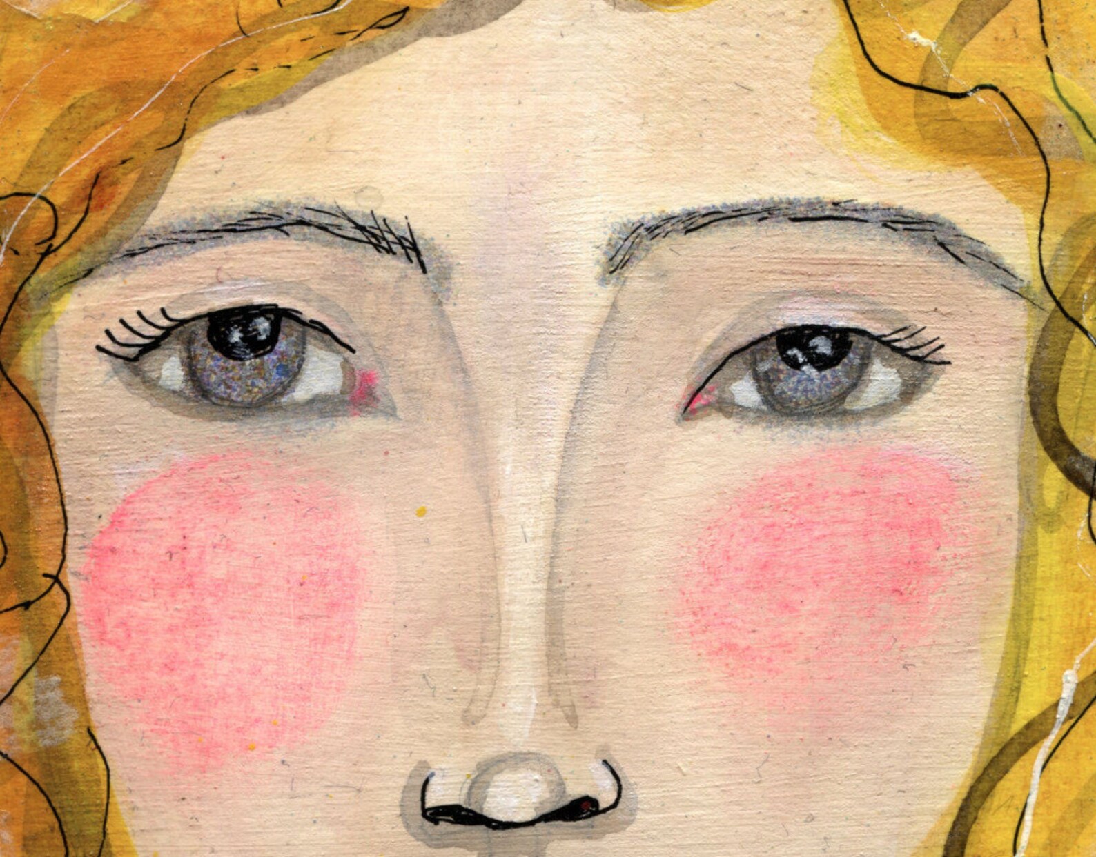 Dione Art Print 8x10 Mixed Media Greek Mythology Goddess 11x14 | Etsy