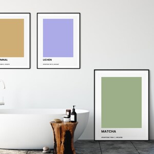 Matcha Green Pantone Green Pantone Green Poster Green Wall Art Matcha ...